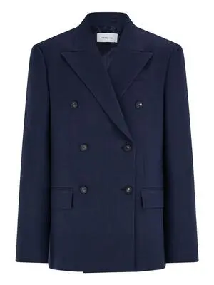 FERRAGAMO Double-breasted Blazer - Blue