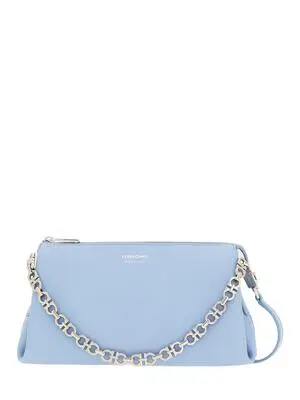 FERRAGAMO Gancini Chain Mini Bag - Blue