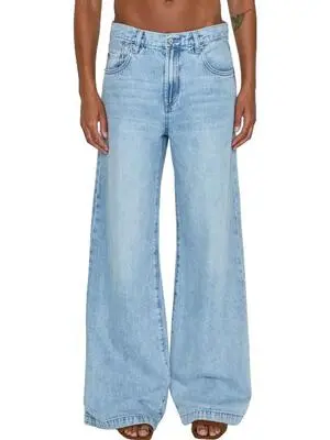 PISTOLA High Waist Wide Leg Jeans - Chateau