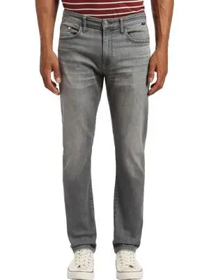 MAVI Marcus Slim Straight Leg Jeans - Mid Grey Feather Blue