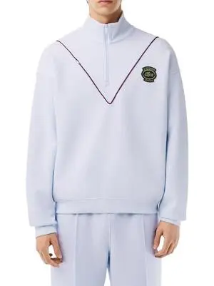 Lacoste Loose Fit Quarter Zip Pullover - J2g Phoenix
