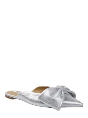 ZIGI Mane Bow Mule - Silver