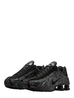 Nike Shox R4 Sneakers - Black/silver/dark Grey