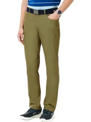 Lacoste Slim Fit Performance Golf Pants Khaki