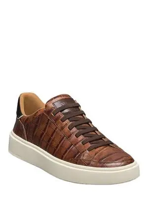 Allen Edmonds Oliver Leather Sneaker - Chestnut