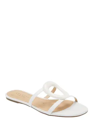 CECELIA NEW YORK Cecelia New York Melissa Slide Sandal White