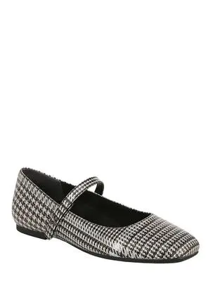 Vionic Alameda Mary Jane Flat Black/white