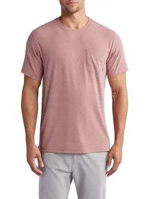 FREE FLY Flex Performance Pocket T-shirt Heather Brick