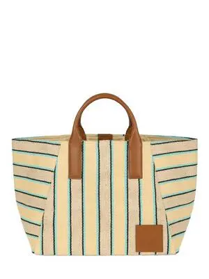 WE-AR4 The Riviera Tote - Turquoise Stripe