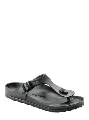 BIRKENSTOCK Gizeh Eva Thong Sandals - Metallic Anthracite