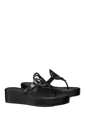 Tory Burch Miller Wedge Sandal - Perfect Black