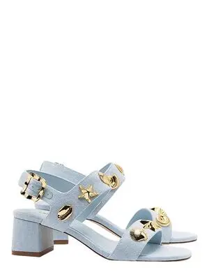 Larroude Madison Studded Strappy Sandals Maya