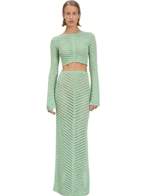 Devon Windsor Devon Windsor Raya Knit Top Green