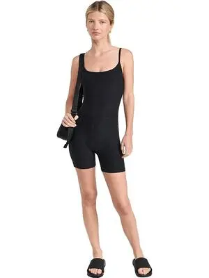 Beyond Yoga Spacedye Keep Pace Biker Jumpsuit - Darkest Night