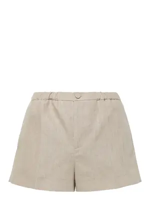 VALENTINO Valentino Linen Canvas Shorts