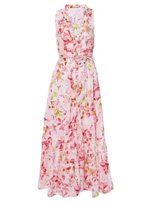 Poupette St Barth Nana Floral Maxi Dress - White