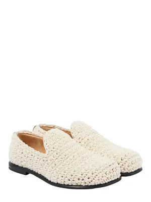 JW Anderson Crochet Loafers - Grey