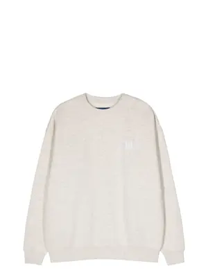 AWAKE NY Logo-embroidered Mélange Sweatshirt - Grey