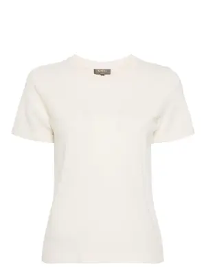 N.peal Crew-neck Cashmere T-shirt - Neutrals