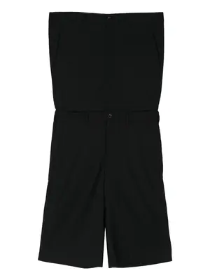 Comme Des Garçons Panelled Tailored Trousers - Black