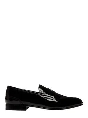 Bally Suisse Patent-leather Loafers - Black