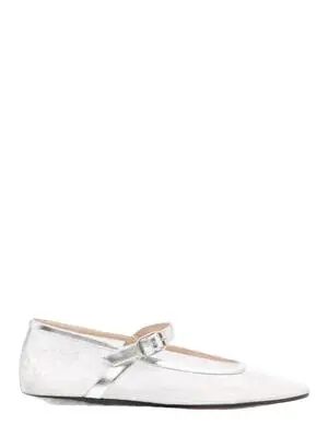 Le Monde Beryl Mesh Mary Jane Shoes - Silver