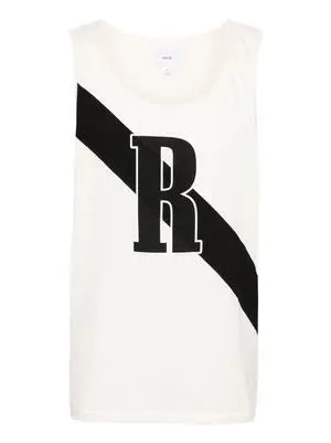Rhude Diagonal-stripe Tank Top - Neutrals