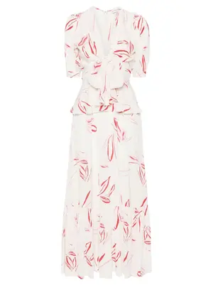 EVARAE Evarae Amber Floral Print Maxi Dress