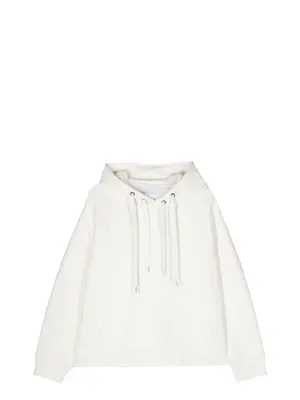 Neil Barrett Easy Raglan Jersey Hoodie - Neutrals