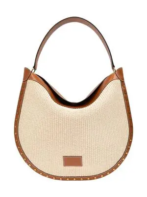 Isabel Marant Oskan Wicker Handbag - Neutrals