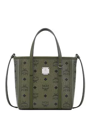 Mcm Toni Top-zip Shopper - Khaki Moss