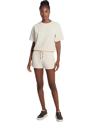Michael Kors Logo Jacquard Knit Shorts Natural