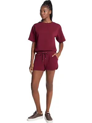 Michael Kors Logo Jacquard Knit Shorts Red