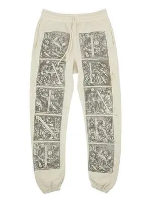 SAINT MXXXXXX X Denim Tears Mural Sweatpants - Grey