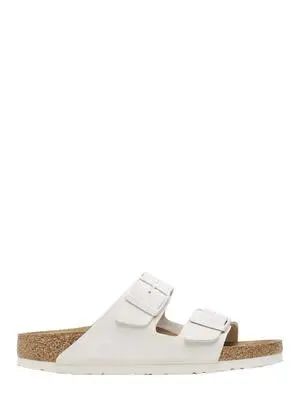 BIRKENSTOCK Arizona Suede Sandals Antique White