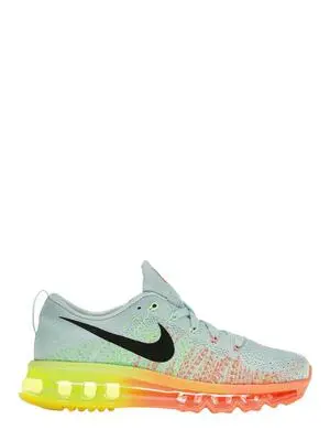 Nike Flyknit Air Max Sneakers - Glacier Ice/black/atomic Orange