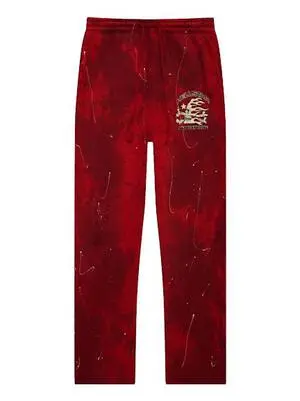 HELLSTAR Sports Tie-dye Sweatpants - Red