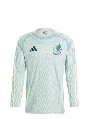 Adidas Mexico 24 Long Sleeve Away Jersey - Linen Green