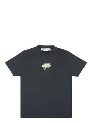 Off-White Degrade Thund Slim Short Sleeve Tee Shirt - Outerspace Light