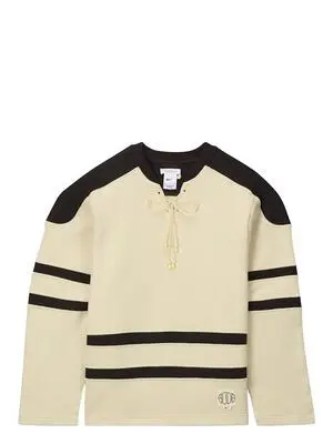 Nike X Bode Lacing Knit Top In Cream/Brown | Editorialist