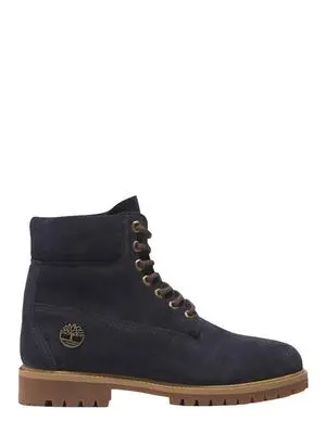 Timberland Heritage 6-inch Waterproof Boots - Dark Blue Suede