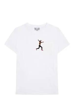 TRAVIS SCOTT X Virgil Abloh A Thread Tee Shirt - White