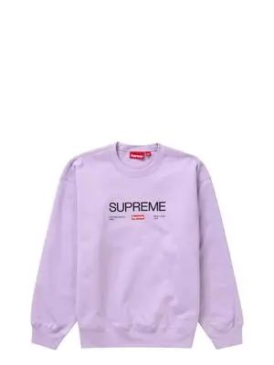 Supreme Established Crewneck Sweatshirt - Violet