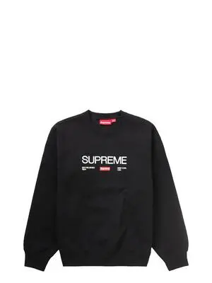 Supreme Established Crewneck Sweatshirt - Black