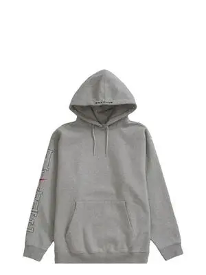 Supreme Nike Hooded Sweatshirt - Heather Grey