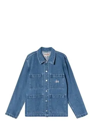 StÜssy Denim Chore Jacket - Blue