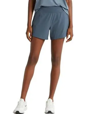 FREE FLY Breeze Athletic Shorts - Blue Dusk Ii
