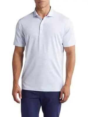 Johnnie-o Vik Stripe Prep-formance Polo - Seal