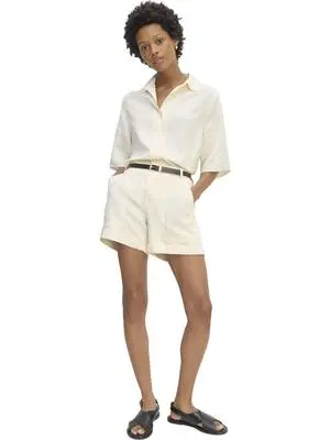 Everlane Utility Short Bone White