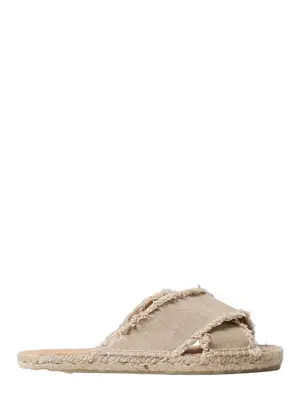 CastaÑer Flat Sandal - Beige